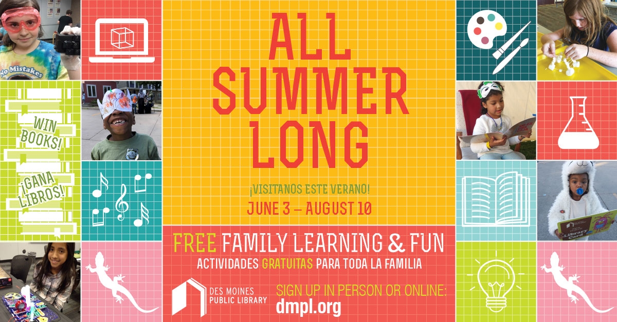 Have Fun at the Library All Summer Long | Des Moines Public Library