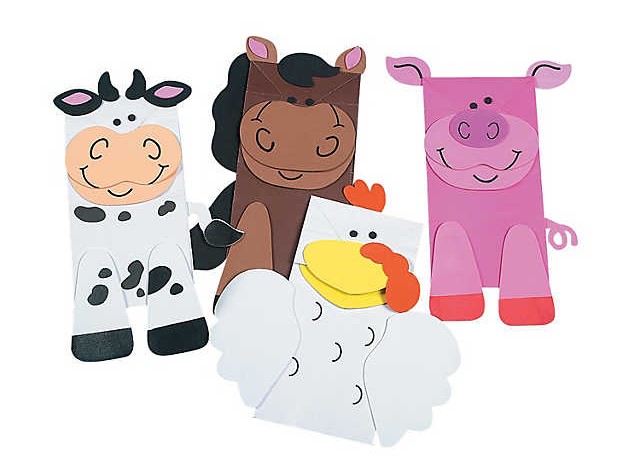 Kid's Craft Day: Animal Puppets | Des Moines Public Library