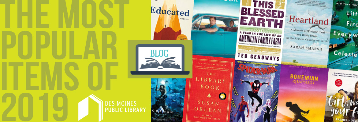 The Most Popular Books and DVDs of 2019 | Des Moines Public Library