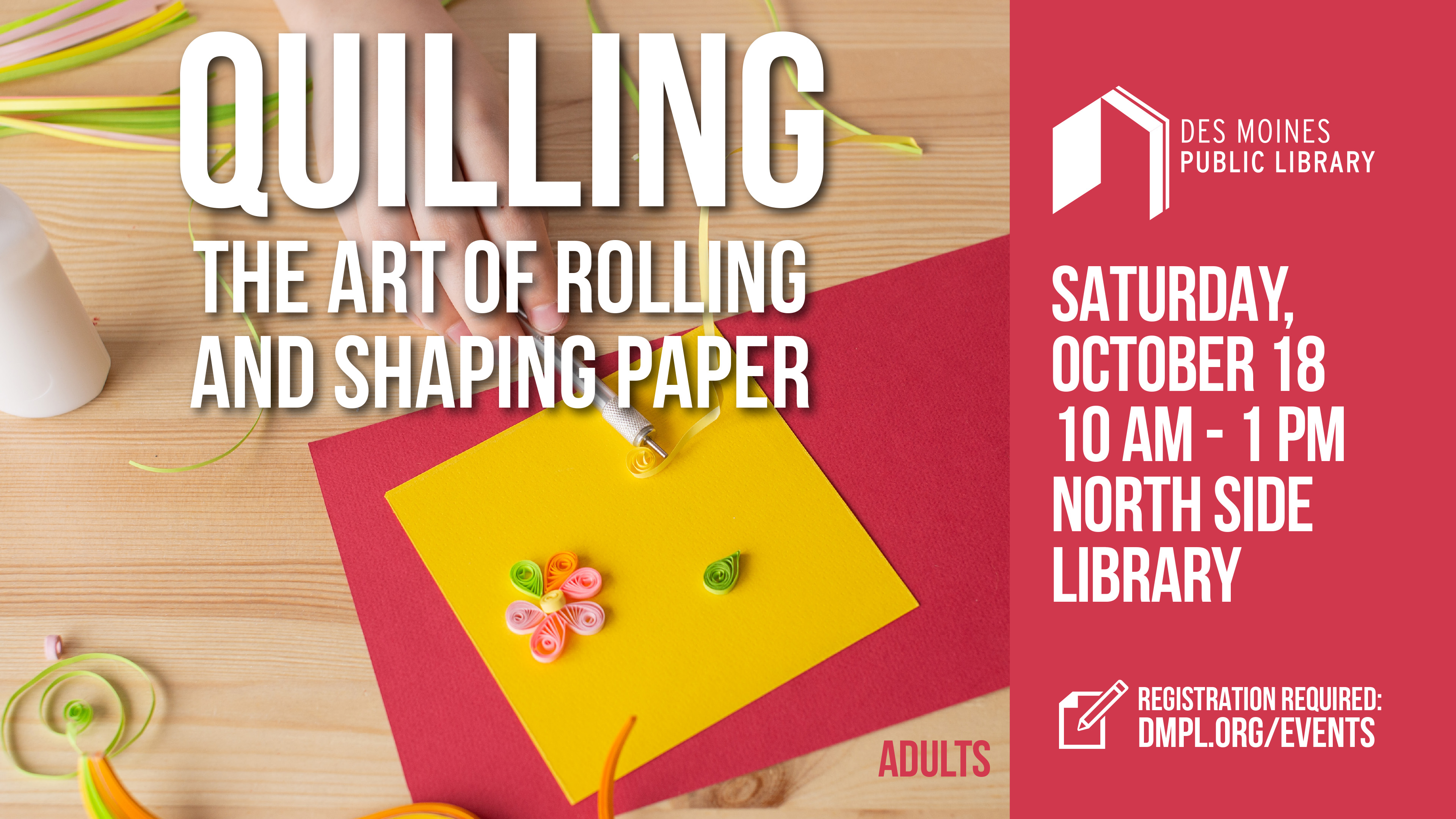 Quilling - The Art of Rolling and Shaping Paper | Des Moines Public Library